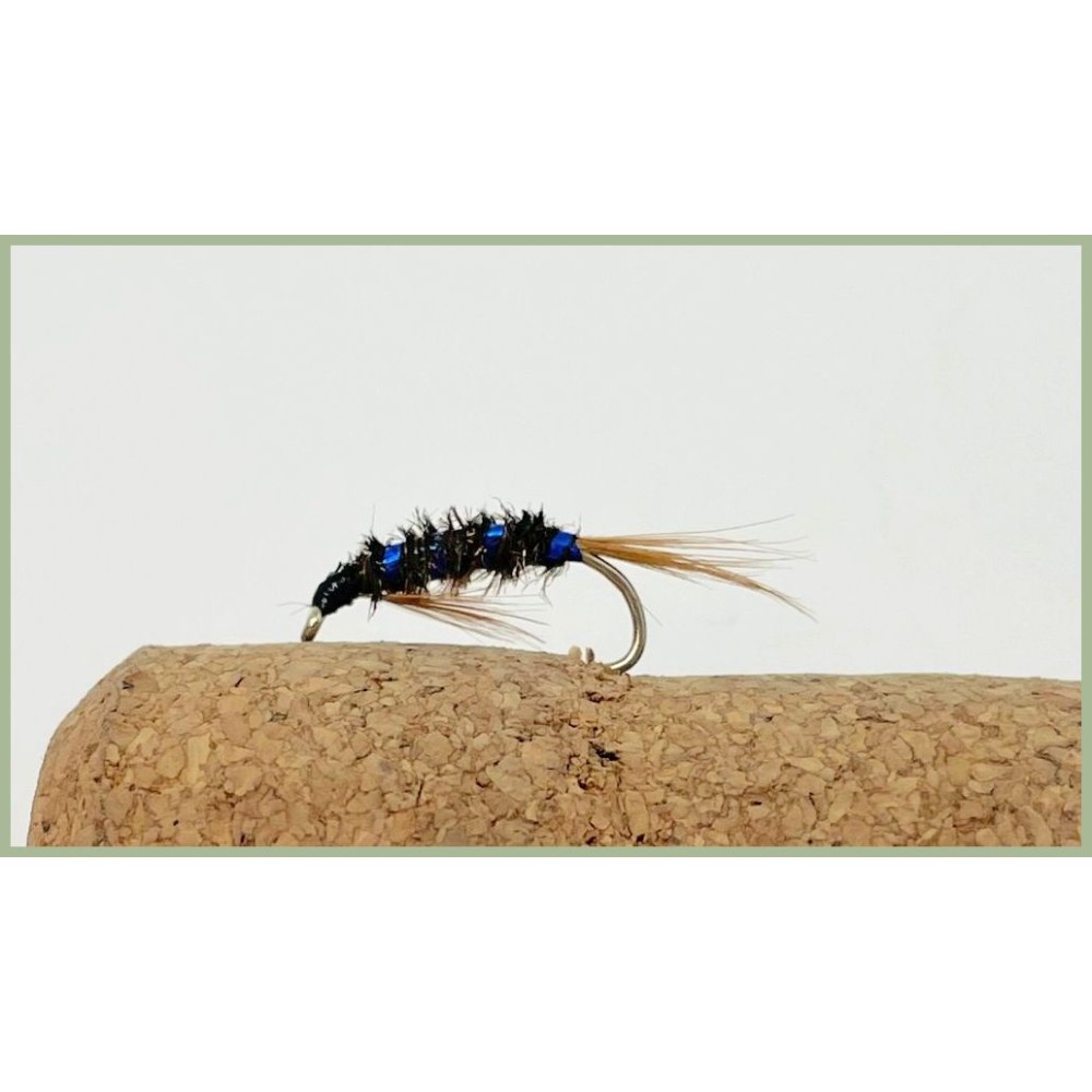 Barbless diawl bach nymph fly fishing rivers - Troutflies UK